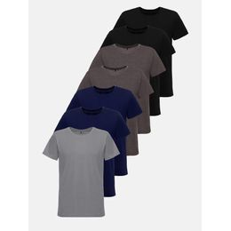 Tazzio Herren T-Shirt Rundhals 7er-Pack