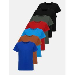Tazzio Herren T-Shirt Rundhals 7er-Pack