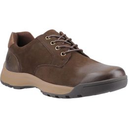 Hush Puppies Vinson Leder Herren Schn&uuml;rschuhe Braun