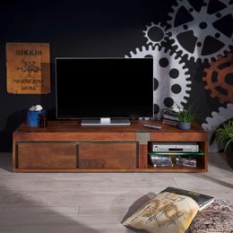 TV-Board Mango 180x48x39 braun lackiert Amsterdam #01
