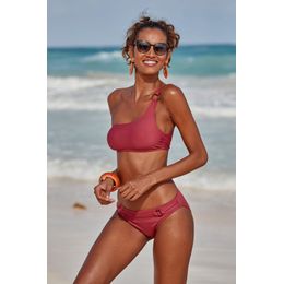 s.Oliver Damen Bustier-Bikini-Top, Orange, Gr. 38A/B, Bustier-Bikinis, Material: Polyamid