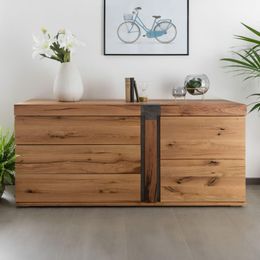 Sideboard Wildeiche / Zerreiche 160x45x75 natur ge&ouml;lt NEW AMSTERDAM #10