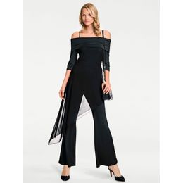 Heine Damen Overall, Schwarz, Gr. 44, Overalls, Material: Polyester