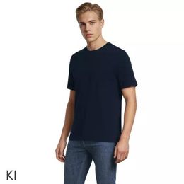 LANDS' END Super-T Kurzarm-Shirt f&uuml;r Herren, Classic Fit, Herren, size: regular, Blau, Baumwolle, by Lands' End