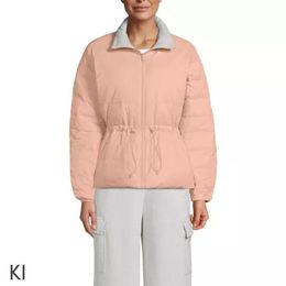 LANDS' END Daunen-Wendejacke WANDERWEIGHT Verstaubar Ultraleicht f&uuml;r Damen, Damen, size: regular, Pink, Nylon, by Lands' End