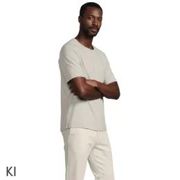 LANDS' END Super-T Kurzarm-Shirt f&uuml;r Herren, Classic Fit, Herren, size: regular, Beige, Baumwolle, by Lands' End