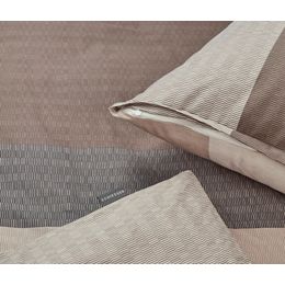 Schiesser Renforc&eacute;-Bettw&auml;sche &raquo;Endy Stripes&laquo; - grau