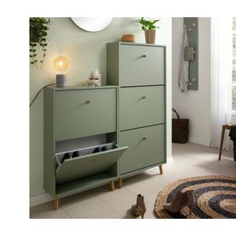 Tchibo - Schuhschrank &raquo;Bjarne&laquo; - 59,8x19x92,2cm - braun -