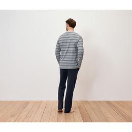 Tchibo - Pyjama - Herren - Gr. 4XL - dunkelblau/gestreift