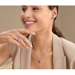 Tchibo - 925 Silber Kette &raquo;Blau Cluster&laquo; - wei&szlig;