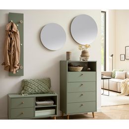 Tchibo - Kommode &raquo;Bjarne&laquo; - 60x33x104,5cm - braun -