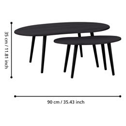 2 Eglo Tische &raquo;Aloran&laquo; - 90x55x35cm -