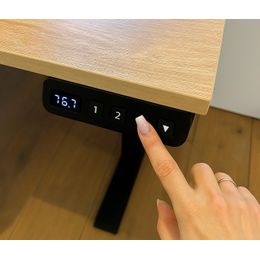 Tchibo - Elektrischer Schreibtisch &raquo;Emmik L138&laquo; - 138x60x72,7cm - schwarz -