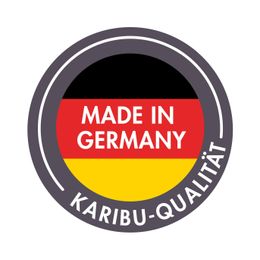 Karibu Doppel-Carport - 552x487x246,5cm - braun -