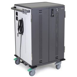Ergotron YES36 Ladewagen f&uuml;r bis zu 24 Laptops/36 Tablets/Chromebooks mit patentierter PowerShuttle Technologie