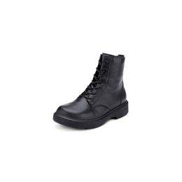 Peter Hahn Waldl&auml;ufer - Naturform-Schn&uuml;r-Stiefelette Quinn, schwarz, Gr. 38 - Leder