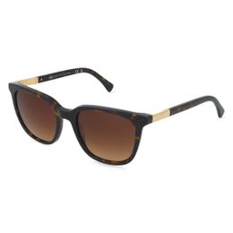Ralph Lauren RA5206 | Damen-Sonnenbrille | Fassung: Vollrand, Eckig, Acetat, Havanna Gl&auml;nzend | Glasfarbe: Braun Verlaufend