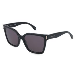 Longchamp LO802S | Damen-Sonnenbrille | Fassung: Vollrand, Eckig, Acetat, Schwarz | Glasfarbe: Grau