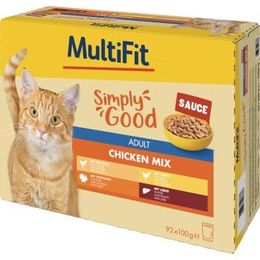 MultiFit Adult Chicken Mix Multipack XXL 92x100g