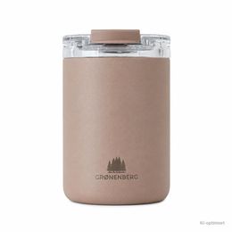 Groenenberg Isolierbecher aus recyceltem Edelstahl auslaufsicher earth 320 ml - Isolierbecher