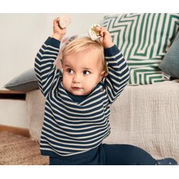 Tchibo - Baby-Strickkombi - Kinder - Gr. 98/104 - dunkelblau/gestreift