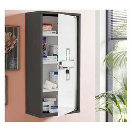 Tchibo - Medikamentenschrank - 34,5x19,5x71,5cm - anthrazit -