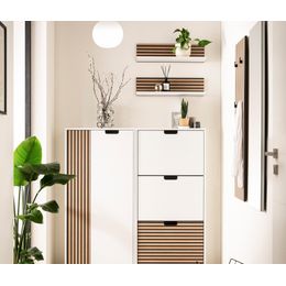 Tchibo - 2 Regale &raquo;Ryker&laquo; - 60x17,3x15,7cm - wei&szlig; -