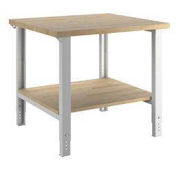 eurokraft pro Werkbank, Baukastensystem Serie 7000, 1 Ablageboden, BxT 1000 x 900 mm