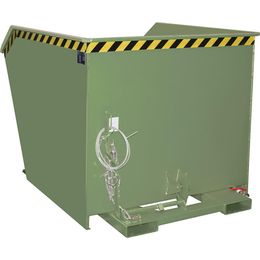 eurokraft pro Sp&auml;nebeh&auml;lter GU-E, Volumen 1,5 m&sup3;, resedagr&uuml;n