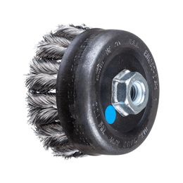 Pferd TOOLS COMBITWIST Topfb&uuml;rste gezopft TBG &Oslash; 100mm M14 Edelstahl-Draht-&Oslash; 0,35 mm Winkelschleifer (43308063)