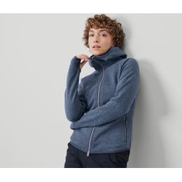 Tchibo - Strickfleece-Jacke - Damen - Gr. XS - blau