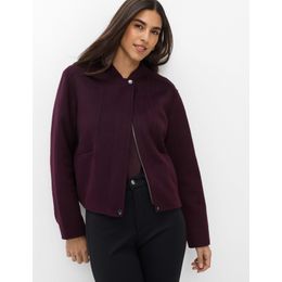 Brax Damen Jacke Style HAZEL blackberry violet, dunkles lila, Gr. 38