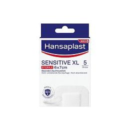 HANSAPLAST Sensitive Wundverband steril 6x7 cm 5 St