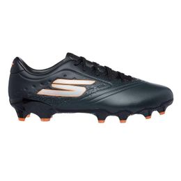 Skechers - Fu&szlig;ballschuhe mit festem Boden f&uuml;r Herren/Damen Unisex (Schwarz/Orange)