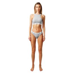 Lonsdale - Sport-BH f&uuml;r Damen, Baumwolle (Grau meliert)