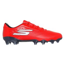 Skechers - Fu&szlig;ballschuhe mit festem Boden f&uuml;r Herren/Damen Unisex (Rot/Schwarz)