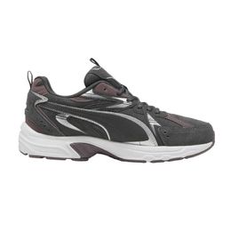 Puma - "Milenio" Tech-Design Sneaker f&uuml;r Herren, Leder, niedrig geschnitten (Schiefer/Wei&szlig;)