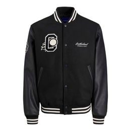 Jack & Jones Jack And Jones - Bomberjacke f&uuml;r Herren, Basketball (Schwarz)