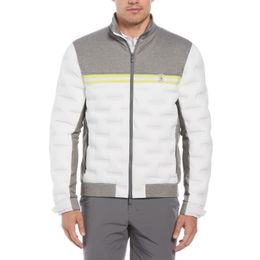 Original Penguin - Performance-Jacke f&uuml;r Herren, Stehkragen, Regul&auml;r (Grauheide)