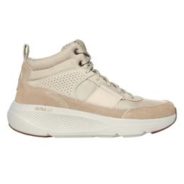 Skechers - "OTG Elevate" Sneaker f&uuml;r Damen, Wildleder, Zum Anschl&uuml;pfen (Braungrau/Nat&uuml;rlich)