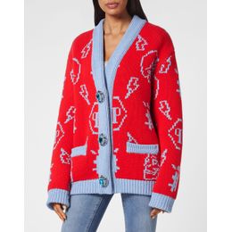 Philipp Plein Strickjacke Monogram