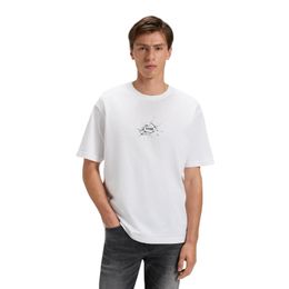 BOSS - T-Shirt f&uuml;r Herren, Rundhalsausschnitt, Baumwolle (Wei&szlig;)