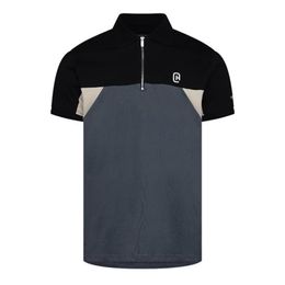 C.P. Company - Poloshirt f&uuml;r Herren, mit halbem Rei&szlig;verschluss, Regul&auml;r (Schiefer)