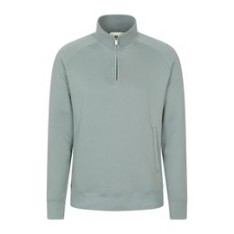 Mountain Warehouse - "Bamburgh" Pullover mit halbem Rei&szlig;verschluss f&uuml;r Herren (Blassgr&uuml;n)