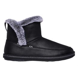 Skechers - "Campfire" Hausschuhe f&uuml;r Damen, Flach (Schwarz)