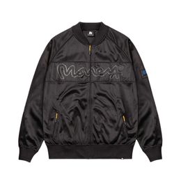 Money - Bomberjacke f&uuml;r Herren, Satin (Schwarz)