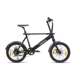 Chrisson Ertos 20 Zoll E Bike Kompaktrad 155-190 cm Elektro Fahrrad Damen Herren 8 G&auml;nge Scheibenbremsen Pedelec
