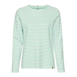 Camel Active Longsleeve in Creme/ Gr&uuml;n - 41% | Gr&ouml;&szlig;e XL | Damen-tops