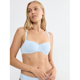 Triumph Balconette-BH "Body Make-Up Illusion" in Hellblau - 50% | Gr&ouml;&szlig;e 90B | Damen-bhs