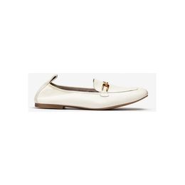 Unisa Leder-Slipper in Wei&szlig; - 61% | Gr&ouml;&szlig;e 40 | Damen-schuhe-halbschuhe